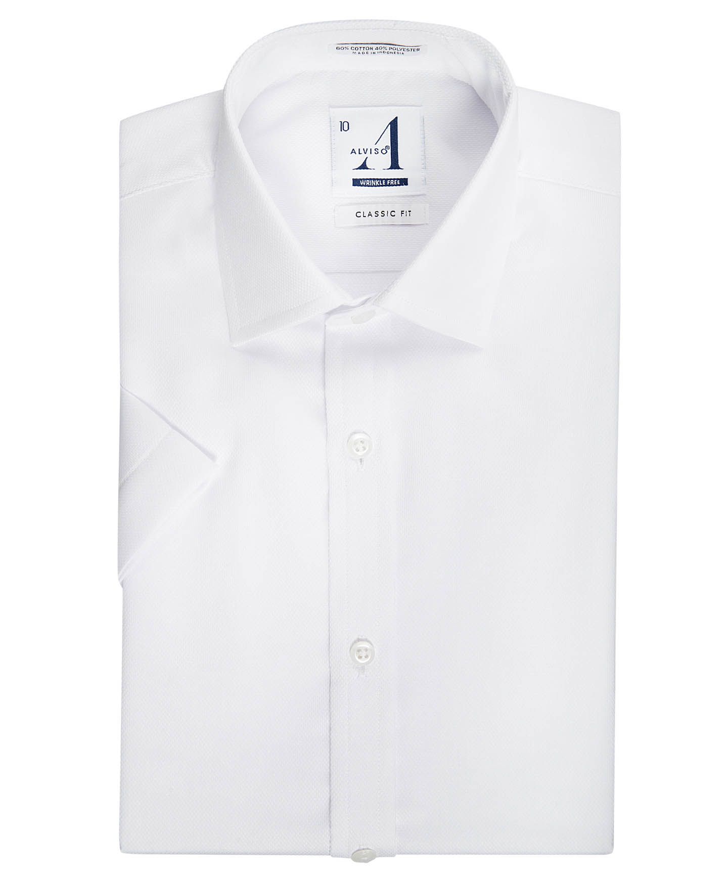 ALVISO Boys Classic Fit Short Sleeve Winkle Free Diamond Texture Dress ...
