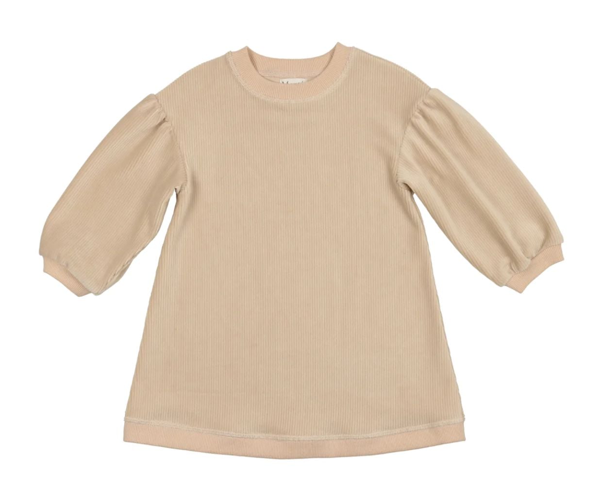 MONTEE CORDUROY AND FRENCH TERRY DRESS - Boytique