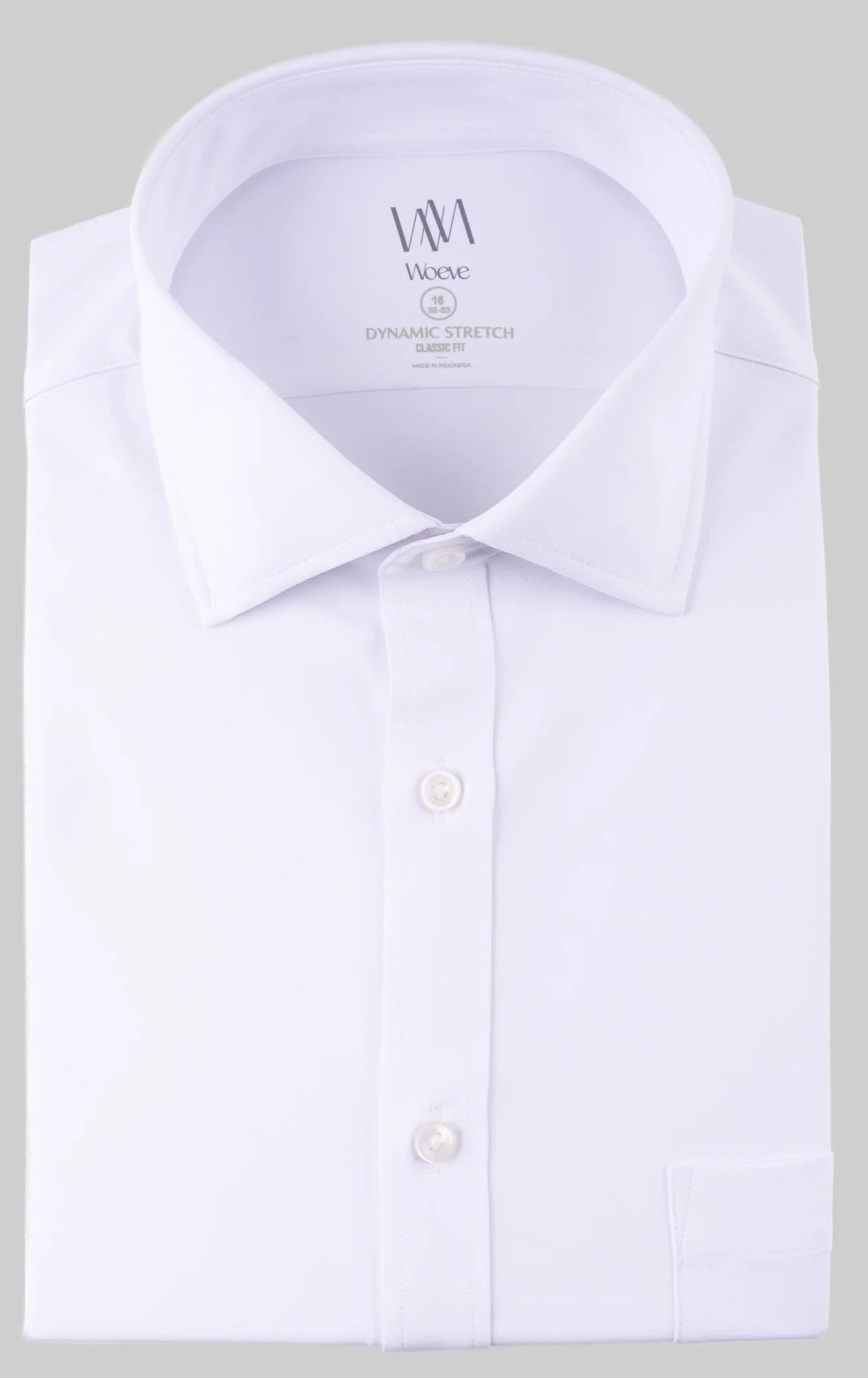 WOEVE BOYS DYNAMIC STRETCH LONG SLEEVE SLIM FIT WHITE DRESS SHIRT ...