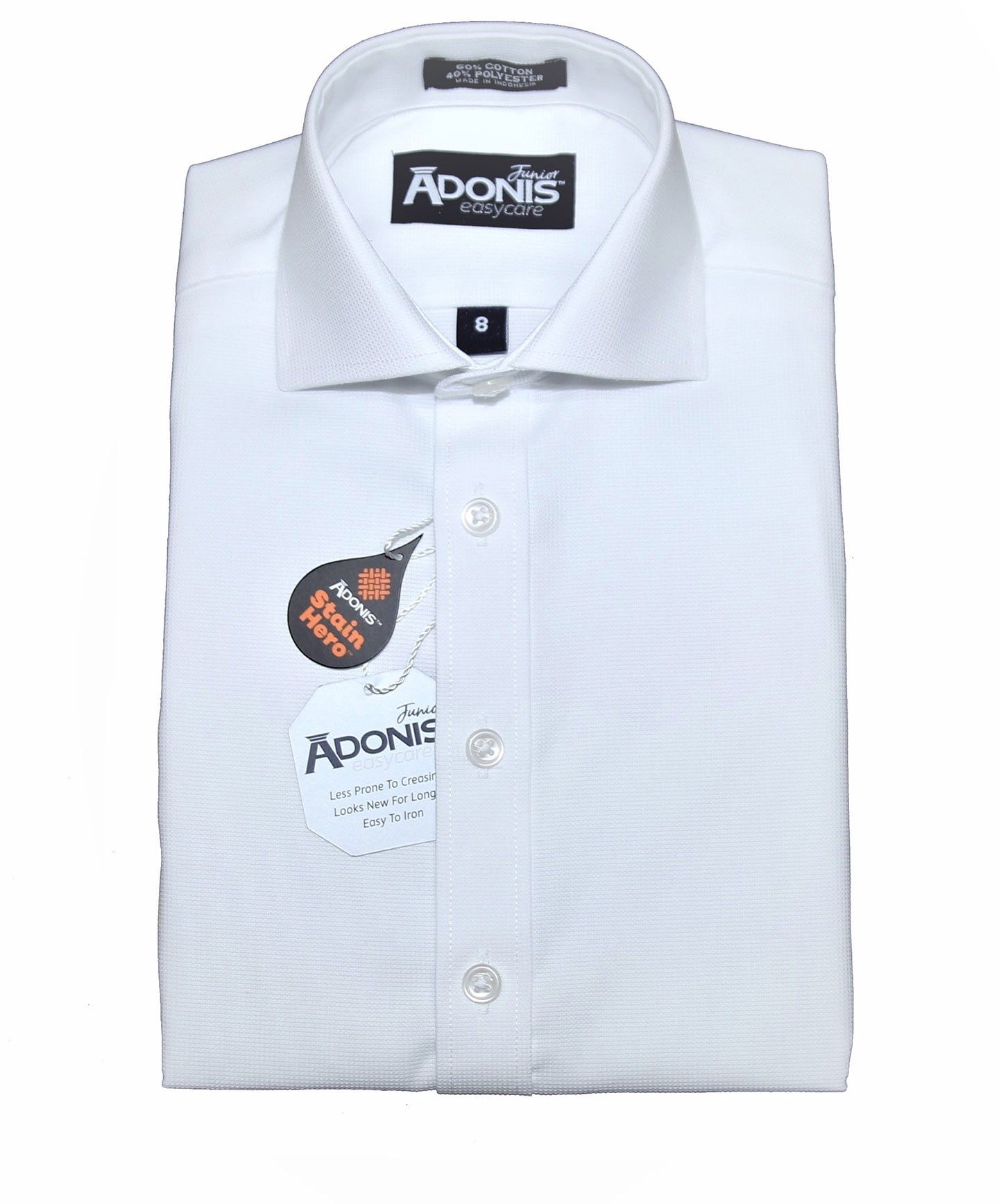 ADONIS Boys Long Sleeve Classic & Husky Fit Cotton Mix KLASSY Design ...