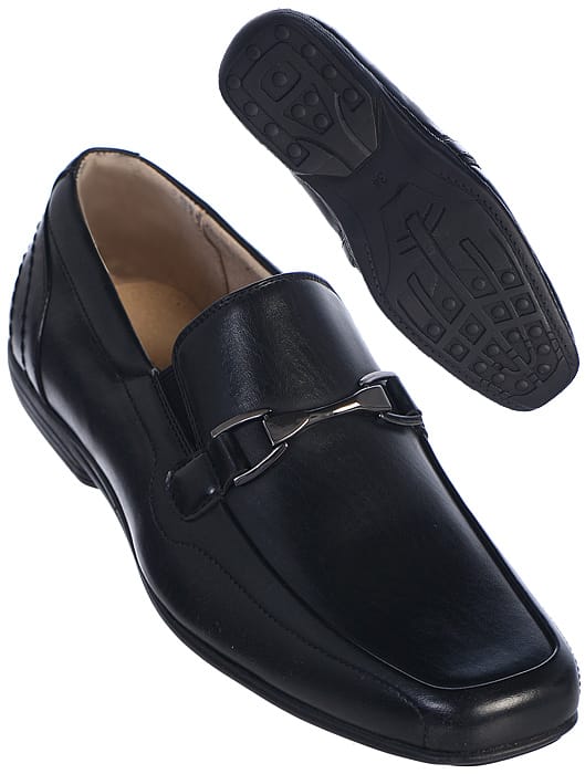FOUGER Boys Front Buckle Slip On Shoe - Boytique