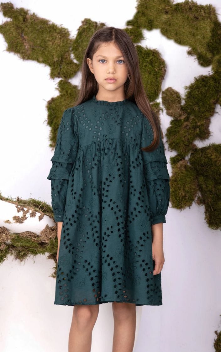 BELATI EYELET DRESS - Boytique